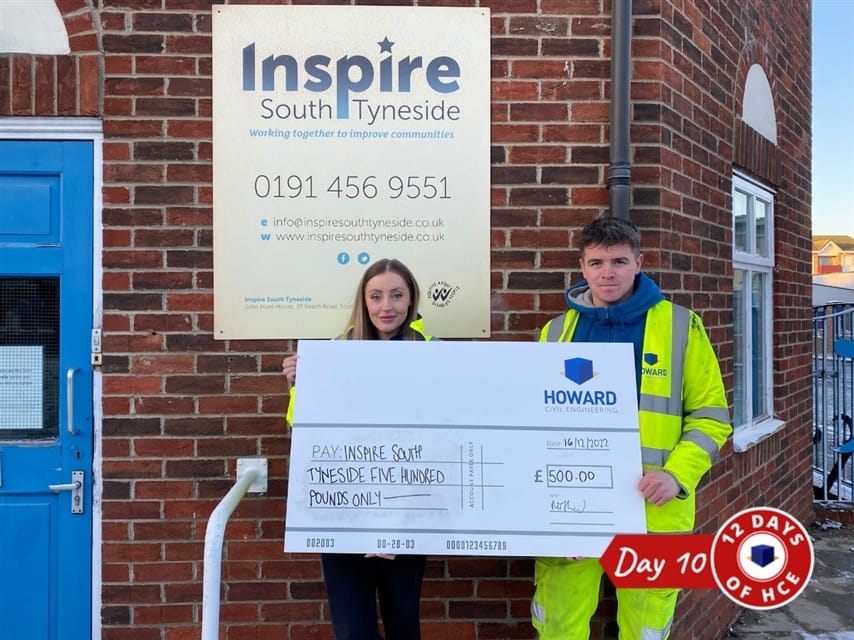 #12DaysOfHCE Day 10 – Inspire South Tyneside - Howard Civil Engineering