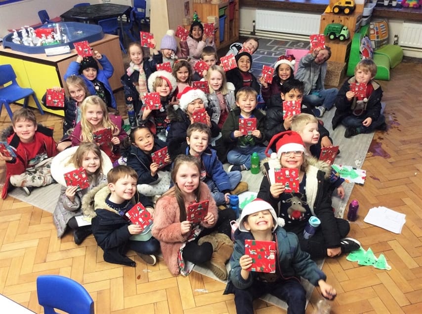 Spreading festive cheer at Calverley CE Primary - Howard Civil Engineering